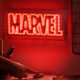 Marvel Red LED Neon Logo Light - Homeware - Paladone Trade