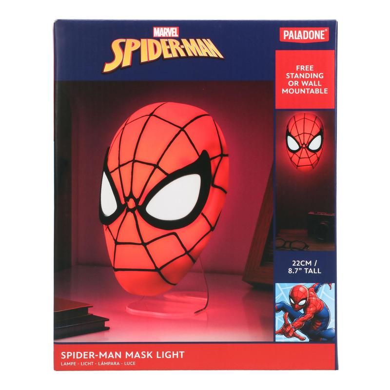 spiderman face light
