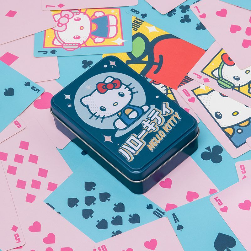 Hello Kitty Playing Cards in a Collectible Tin - Paladone Trade